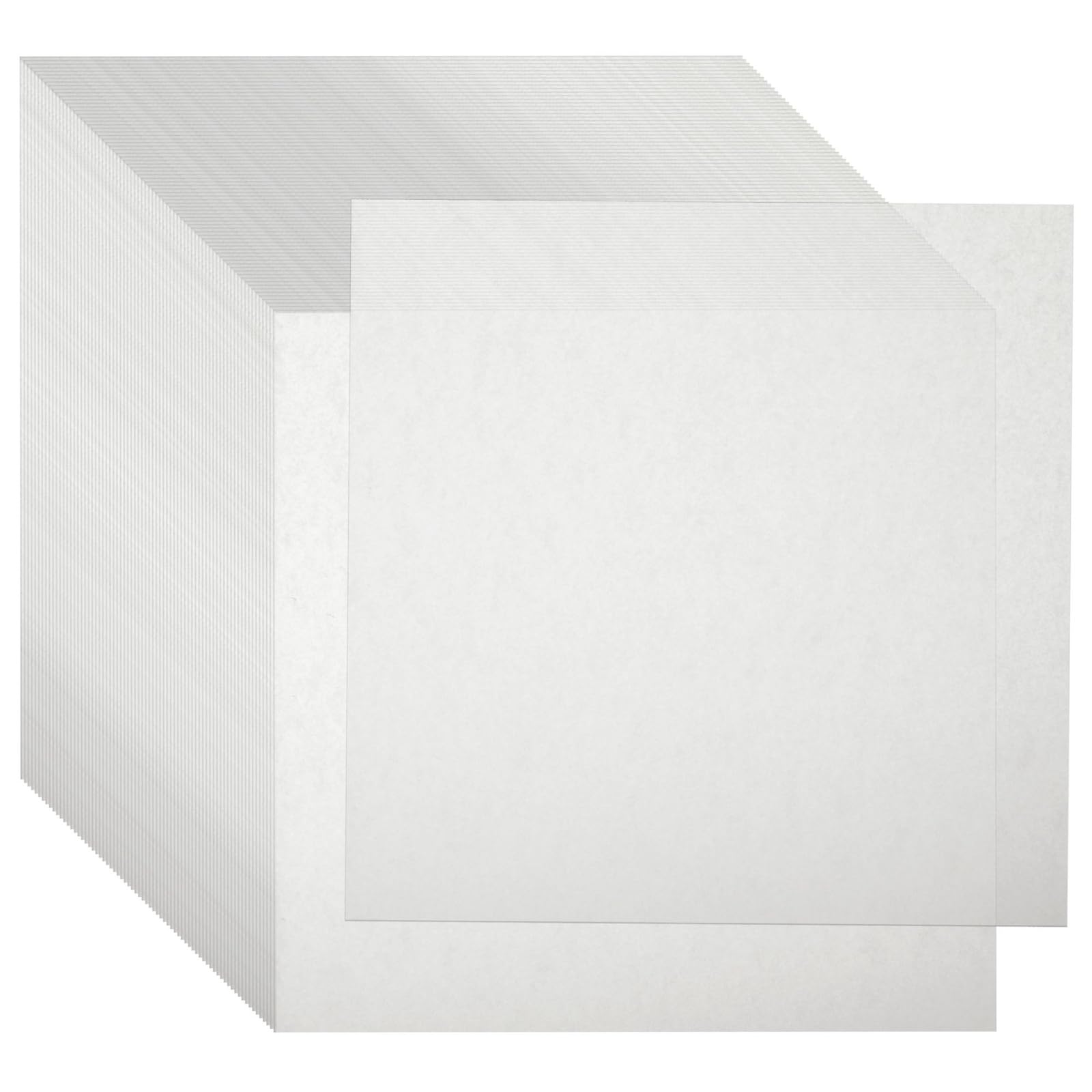 Juvale 500 Pack Wax Paper Sheets, Pre-Cut Square Liners for Food, Bakery, Deli (6x6 in, White)