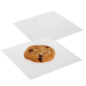 Juvale 500 Pack Wax Paper Sheets, Pre-Cut Square Liners for Food, Bakery, Deli (6x6 in, White)