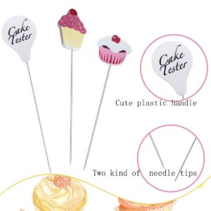 3 Pcs Cake Tester Needle Stainless Steel Cake Testing Probe Cake Tester for Baking,Home Bakery Muffin Bread Skewer Cake Testing Stick