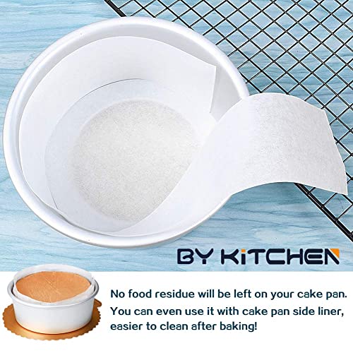 8 Inch Parchment Paper Rounds, Set of 200, Non Stick Baking Parchment Circles, Cake Parchment Rounds for Cake Pan, Springform Pan, Tortilla Press and so on（4.5/5.5/6/7/9/10/12in Available）