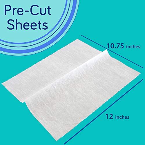 Fit Meal Prep [500 Pack] 12 x 10.75" Wax Paper Sheets for Food, Interfolded Precut Deli Paper, Pop Up Grease-Proof Sandwich Paper Wraps, Waterproof for Lunch, Food Basket, Microwave Cover, BBQ