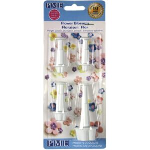 PME Plunger Cutters, Flower Blossom, 4-Pack