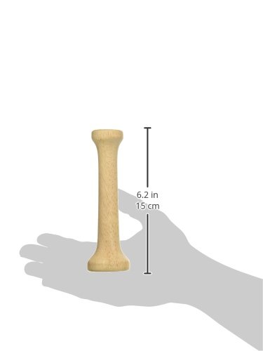 Fox Run Tart Tamper, Wood, 1.75 x 1.75 x 6 inches