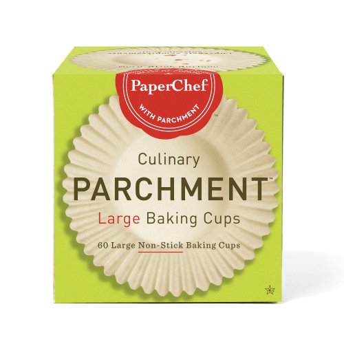 PaperChef Natural Release Coated Parchment Baking Cups (60-Cups Large)