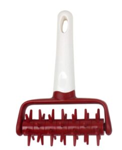 pizza dough docker docker dough bubble killer time-saver pizza dough roller docker dough blistering killer (red)