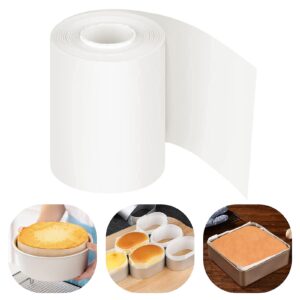 Baking Parchment Paper Side Liners - Baking Strips Roll for Round Cake Pans, Cheesecake Springform Pan, Non Stick Pan Lining Paper 3.15in x 164ft, Pre-cut Heat Resistant Kitchen Paper