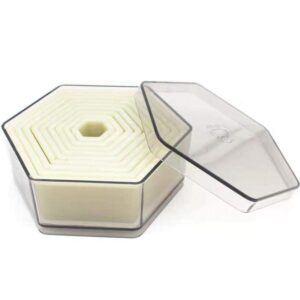 hexagon pastry cutter/cookie cutter 9 pcs