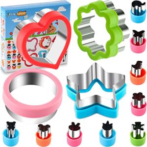 sandwich cutters vegetabel shape cutters for kids 13 pack round heart flower star sandwich cutter shapes fun food shape cutters