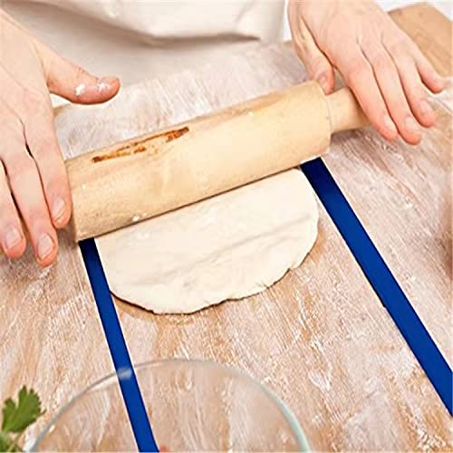 Rolling Pin Guide Silicone Measuring Dough Strip Perfect Dough Strip Professional Silicone Measuring Dough Strip for Kitchen Restaurant use