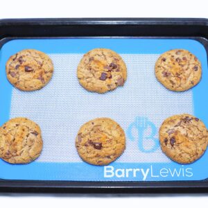 Barry Lewis Silicone Baking Mats - Non-Stick Sheet Mats - Set of 2 (15.75" x 11.75" Inches) & (11.75" x 8.25" inches)