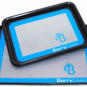 Barry Lewis Silicone Baking Mats - Non-Stick Sheet Mats - Set of 2 (15.75" x 11.75" Inches) & (11.75" x 8.25" inches)