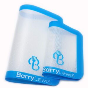 Barry Lewis Silicone Baking Mats - Non-Stick Sheet Mats - Set of 2 (15.75" x 11.75" Inches) & (11.75" x 8.25" inches)