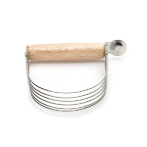 Fox Run Wire Pastry Blender, 5", Steel and Wood