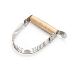 Fox Run Wire Pastry Blender, 5", Steel and Wood