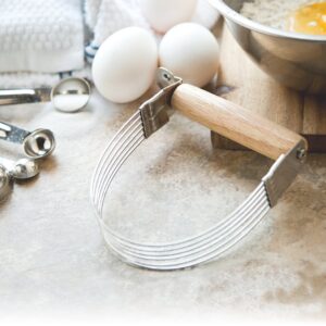 Fox Run Wire Pastry Blender, 5", Steel and Wood