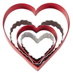 wilton nesting hearts cookie cutter set, 4-piece