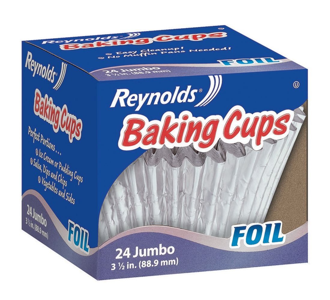 Reynolds Jumbo Foil Cupcake Liners, 24 Count (Pack of 12), 268 Total