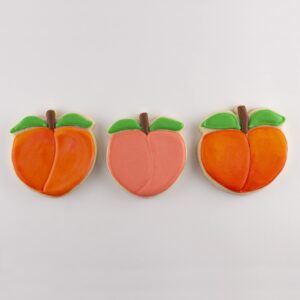 Peach Cookie Cutter, 3.25" Made in USA by Ann Clark