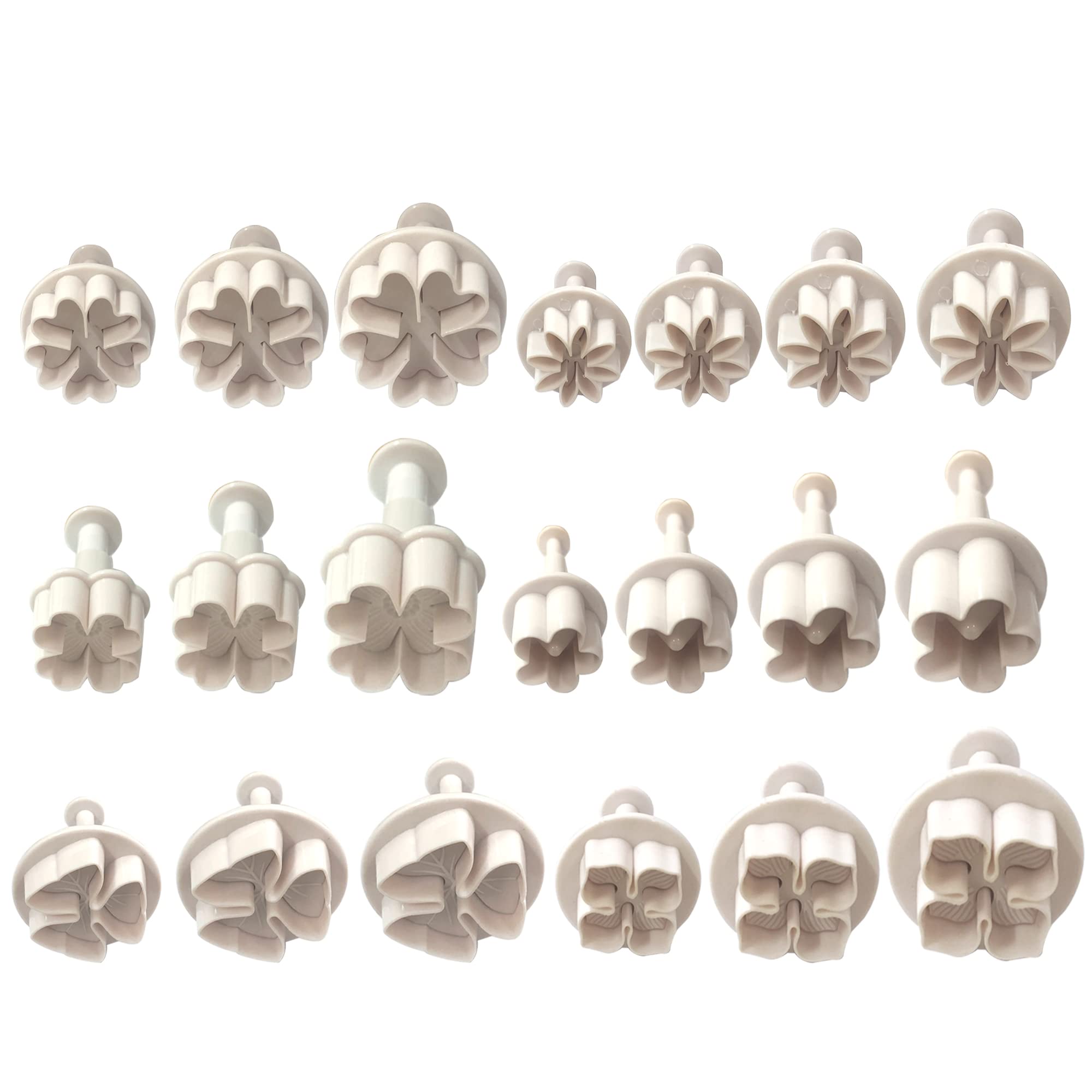 Cookie Cutters Plunger Cutter Cake Decorating Supplies Fondant Molds White Daisy Hydrangea Five-petaled Flowers Lucky Grass Four-petaled Flowers Love Five-petaled