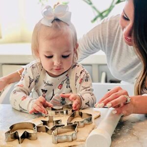 Hapinest Unicorn Cookies Baking Set for Kids Girls Real Baking Kit Gifts Ages 4 5 6 7 8 Years Old - Unicorn Apron, Unicorn Theme Cookie Cutters, Piping Bags and Tips, Cookie Dough Roller