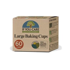 if you care baking cups brown 2.5in 60 ct