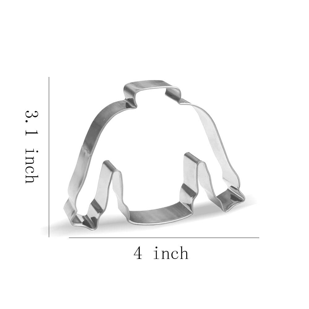 4 inch Ugly Sweater Cookie Cutter – Stainless Steel