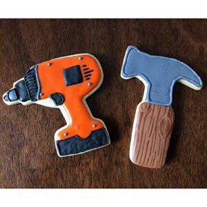 Father's Day Cookie Cutters Tools & Construction Cookie Cutters 5-Pc. Set Made in USA by Ann Clark, Cordless Drill, Hammer, Wrench, Pliers, House