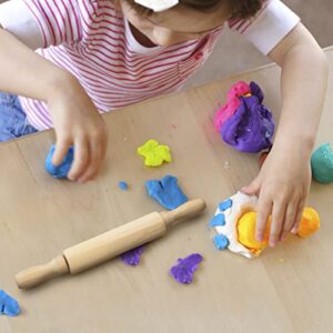 Sensationally OT - Mini Wooden Rolling Pin with a coating, this non stick rolling pin can be use for art & crafting, cooking, play doh, sensory play