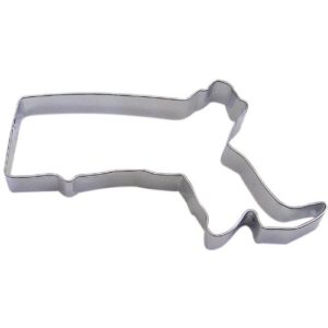 state of massachusetts tin cookie cutter 4"