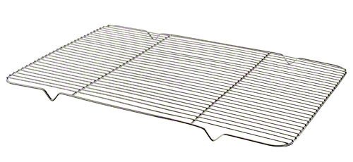 Update International 16-1/8" x 24-3/4" Rectangular Chrome-Plated Icing/Cooling Rack