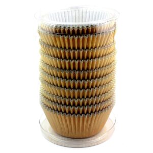 Xlloest Gold Standard Foil Cupcake Liners Baking Cups Paper 200 Pack