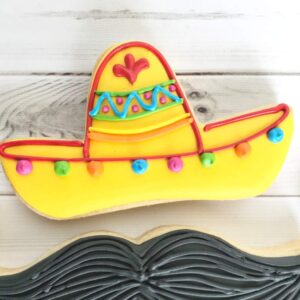 Sombrero Cookie Cutter for Mexican Fiesta/Cinco de Mayo, 4.25" Made in USA by Ann Clark