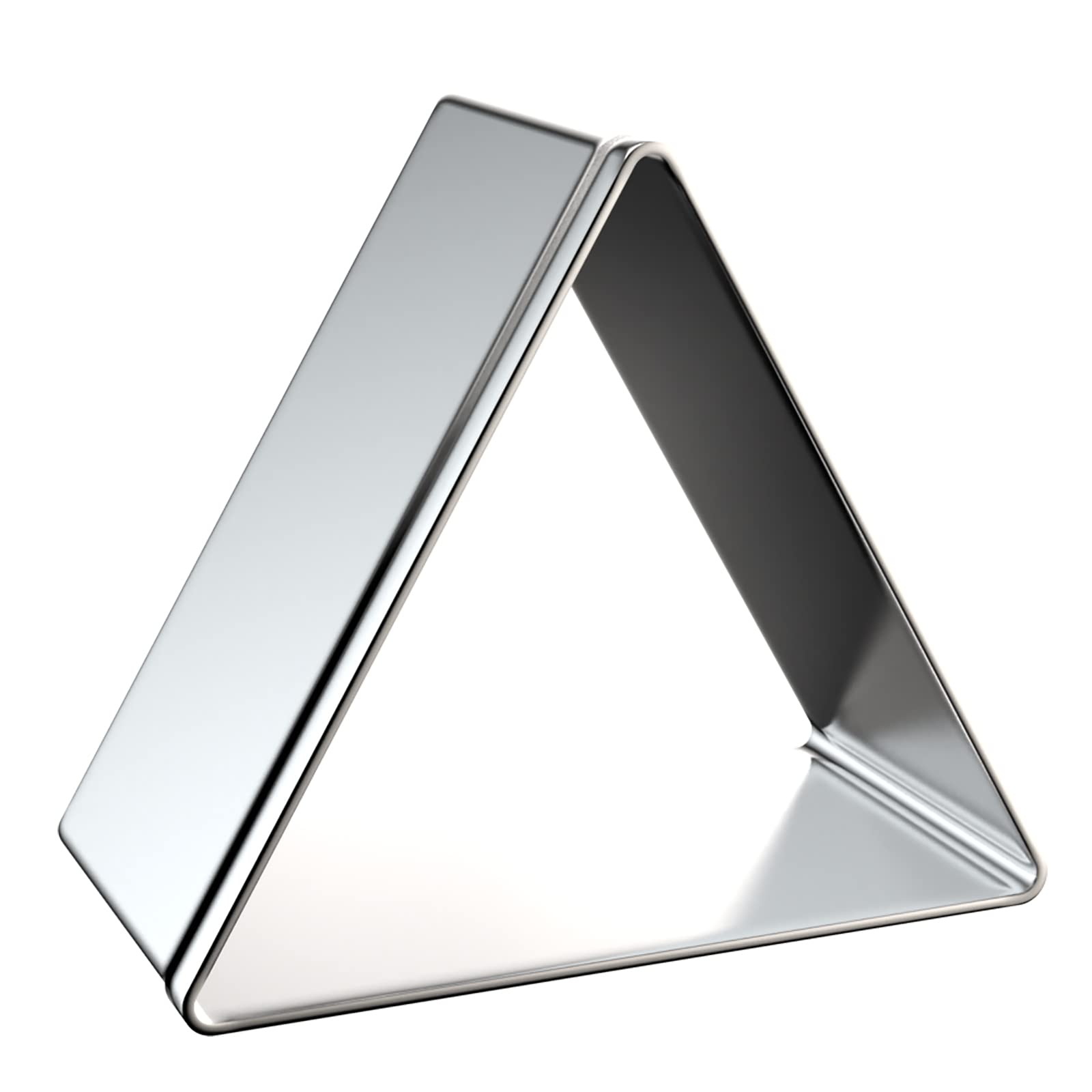 Equilateral Triangle Cookie Cutter Set Large - 5 Inch, 4 Inch, 3 Inch, 2 Inch - Geometric Cookie Cutters Shapes Molds - Stainless Steel