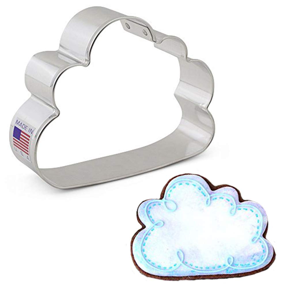 Cloud Cookie Cutter Sandwich Cutter, 3.75" by Ann Clark