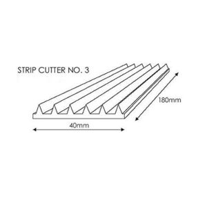 JEM Fondant Strip Cutter no. 3, for Cake Decorating, lavender