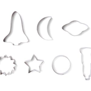 Fox Run Science Cookie Cutter Set, Astronomy Cookie Cutters, Set of 7