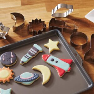 Fox Run Science Cookie Cutter Set, Astronomy Cookie Cutters, Set of 7