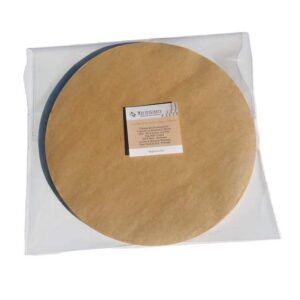 Natural Parchment Paper Unbleached 14" Inch 100 Baking Round/Circles Sheets | Worthy Liners Non-Stick Precut Baking Parchment, Perfect for baking pizza and cakes (100)