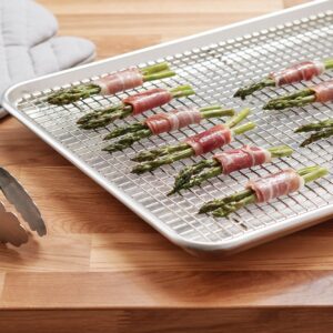 Fox Run Stainless Steel Cooling Rack, 12 x 17 x 1 inches, Metallic