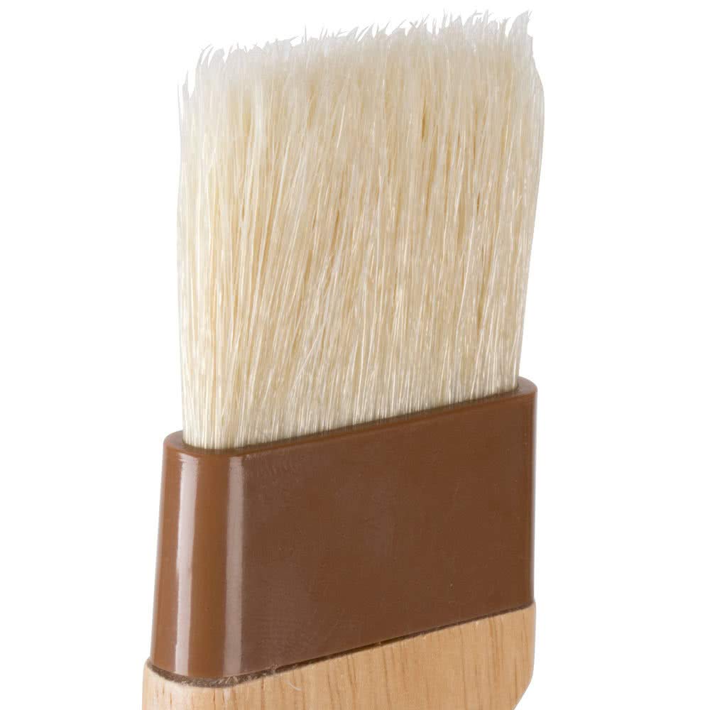 2-Inch Pastry Brush with Boar Bristles and Lacquered Hardwood Handle, Basting BBQ Marinade Brush, Kitchen/Cooking Brushes