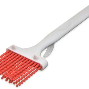 SPARTA 4040505 Silicone Basting Brush With Red Bristles, 3 Inches, Red