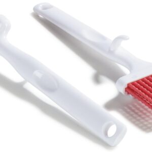 SPARTA 4040505 Silicone Basting Brush With Red Bristles, 3 Inches, Red