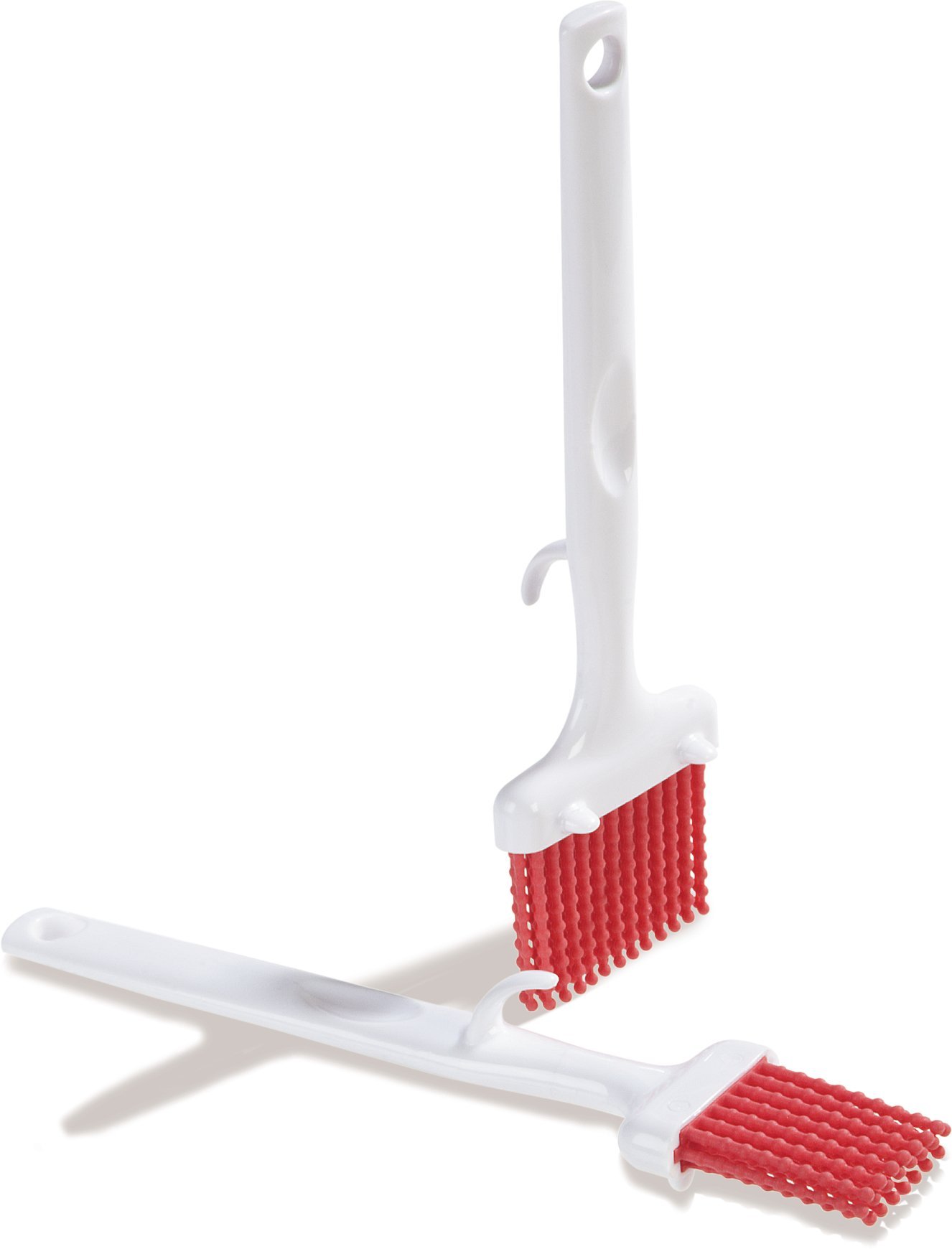 SPARTA 4040505 Silicone Basting Brush With Red Bristles, 3 Inches, Red