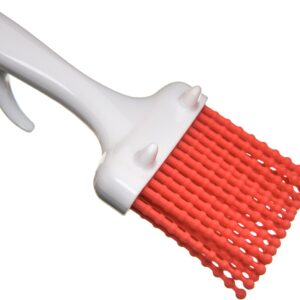 SPARTA 4040505 Silicone Basting Brush With Red Bristles, 3 Inches, Red