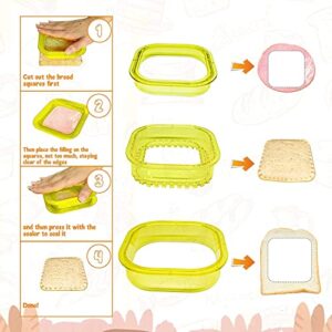 Uncrustables Sandwich Cutter and Sealer Remove Bread Crust Make DIY Sandwiches For Kids (Heart)