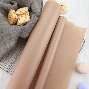 Half Sheet Pan Liners, 12x16 Inches, Reusable Baking Parchment Sheets, Nonstick Cookie Baking Mat, Teflon Baking Sheet for Half Sheet Baking Pan, Washable & Eco-friendly (10 Pieces)