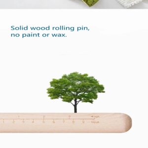 XBLDMJY Short Rolling Pin，Dumpling Rolling Pin,9 Inch- Mini Wood Rolling Pin for Fondant,Pie Crust, Cookie，Small Baking Cooking Tool