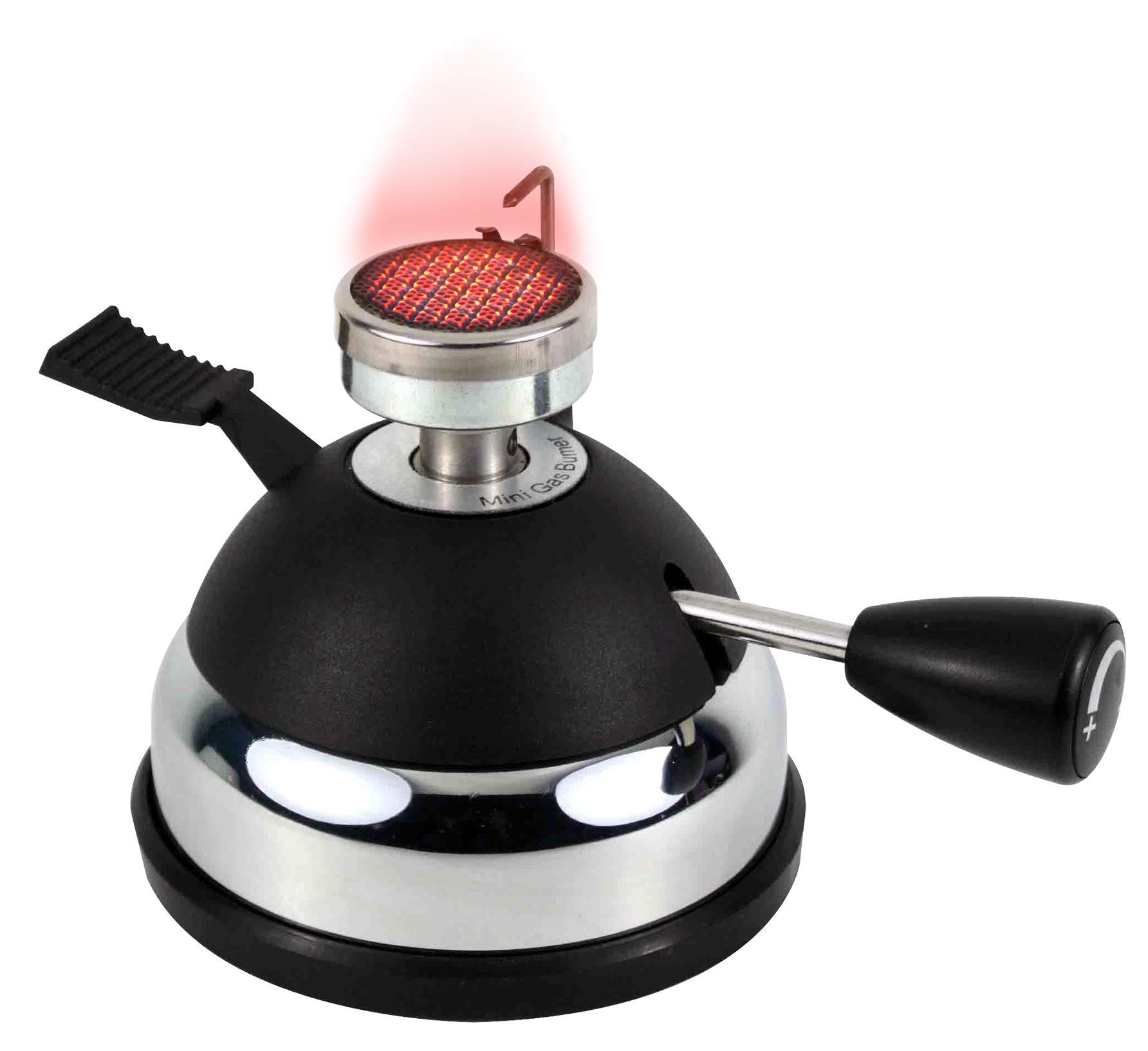 BLUEFIRE Butane Mini Burner for Tabletop Coffee Siphon Syphon/w Furnace Stand and Assembly Rack Ceramic Windproof Torch Head Portable Cooking Stove Espresso Maker Chafing Soup Tureens Fondue Bunsen