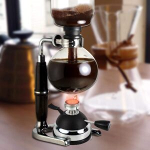 BLUEFIRE Butane Mini Burner for Tabletop Coffee Siphon Syphon/w Furnace Stand and Assembly Rack Ceramic Windproof Torch Head Portable Cooking Stove Espresso Maker Chafing Soup Tureens Fondue Bunsen