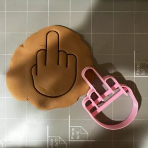 Middle Finger Cookie Cutter (4 inch)